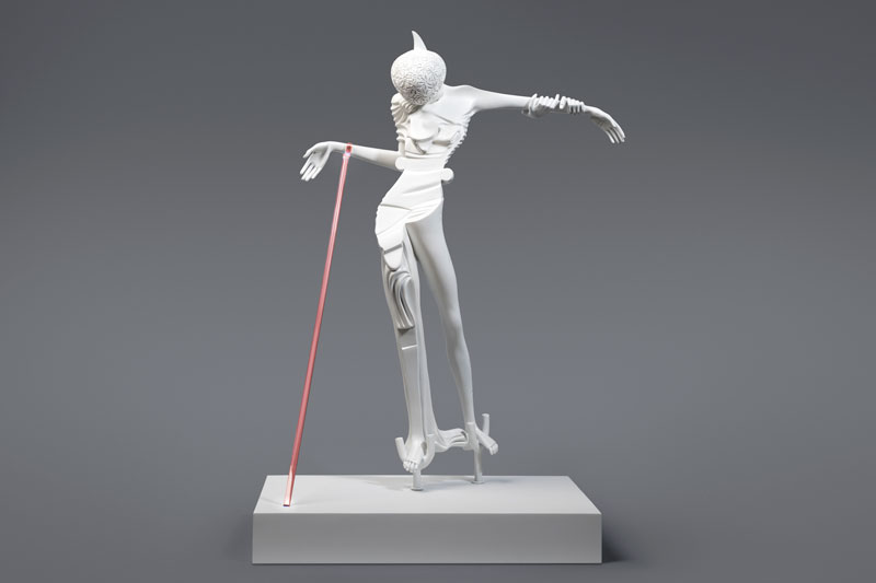 Woman with the head of roses, one of Salvador Dalí’s most striking figure